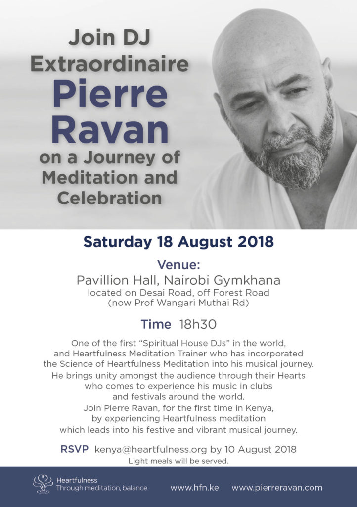 Special Heartfulness & KaRavan Night in Kenya - Pierre Ravan